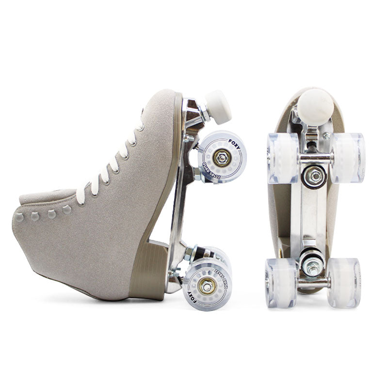 FoxySaktes Cool Grey Premium Women's Roller Skates – FoxySkates.com